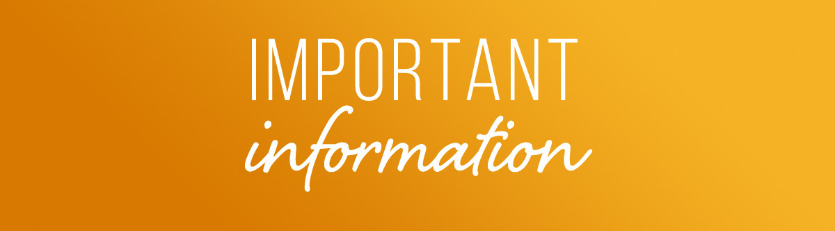 important information banner - Cymbiosis