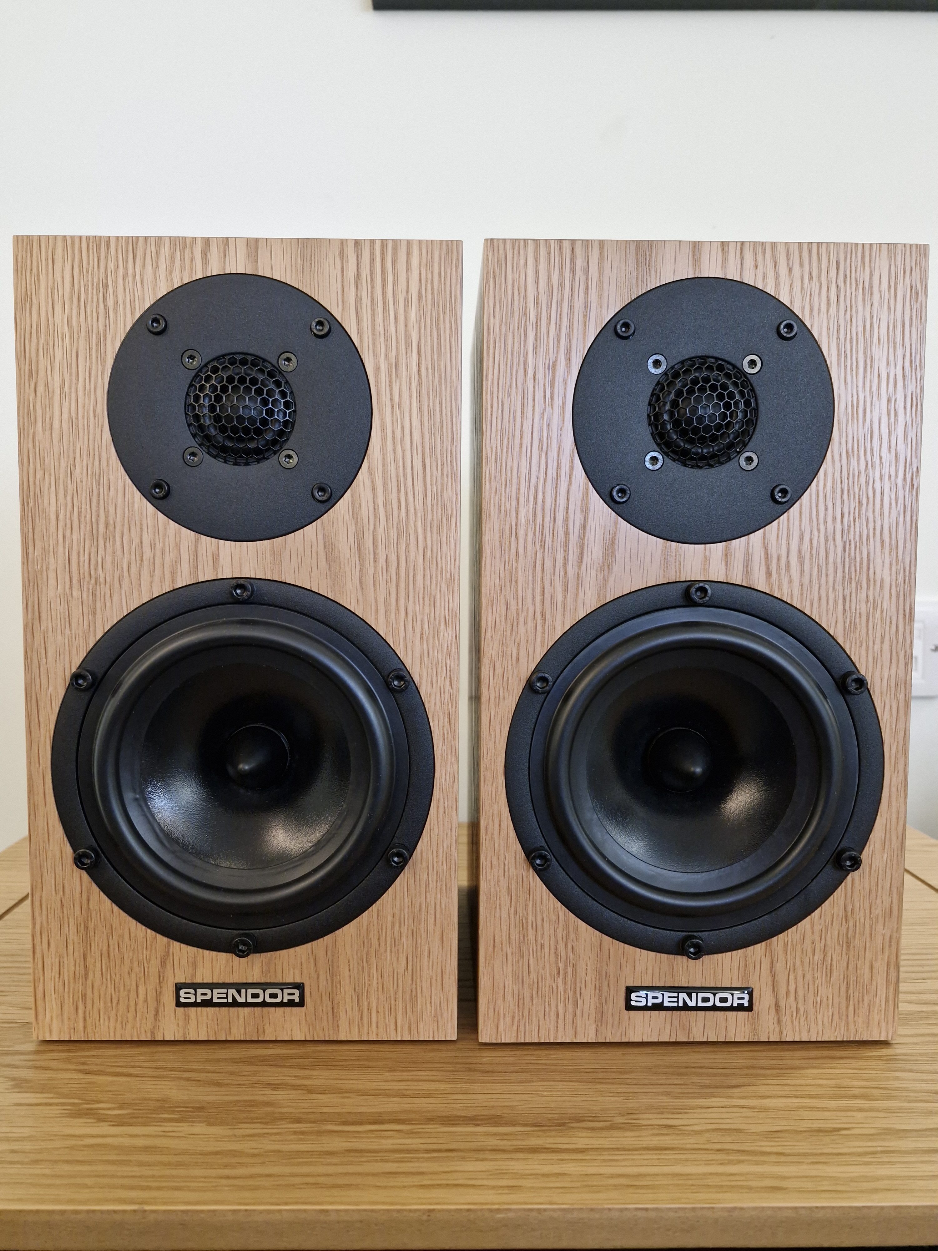 Spendor A1 Loudspeakers in Oak - Cymbiosis